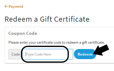 How do I redeem a gift certificate? – Yoga Anytime Help Center